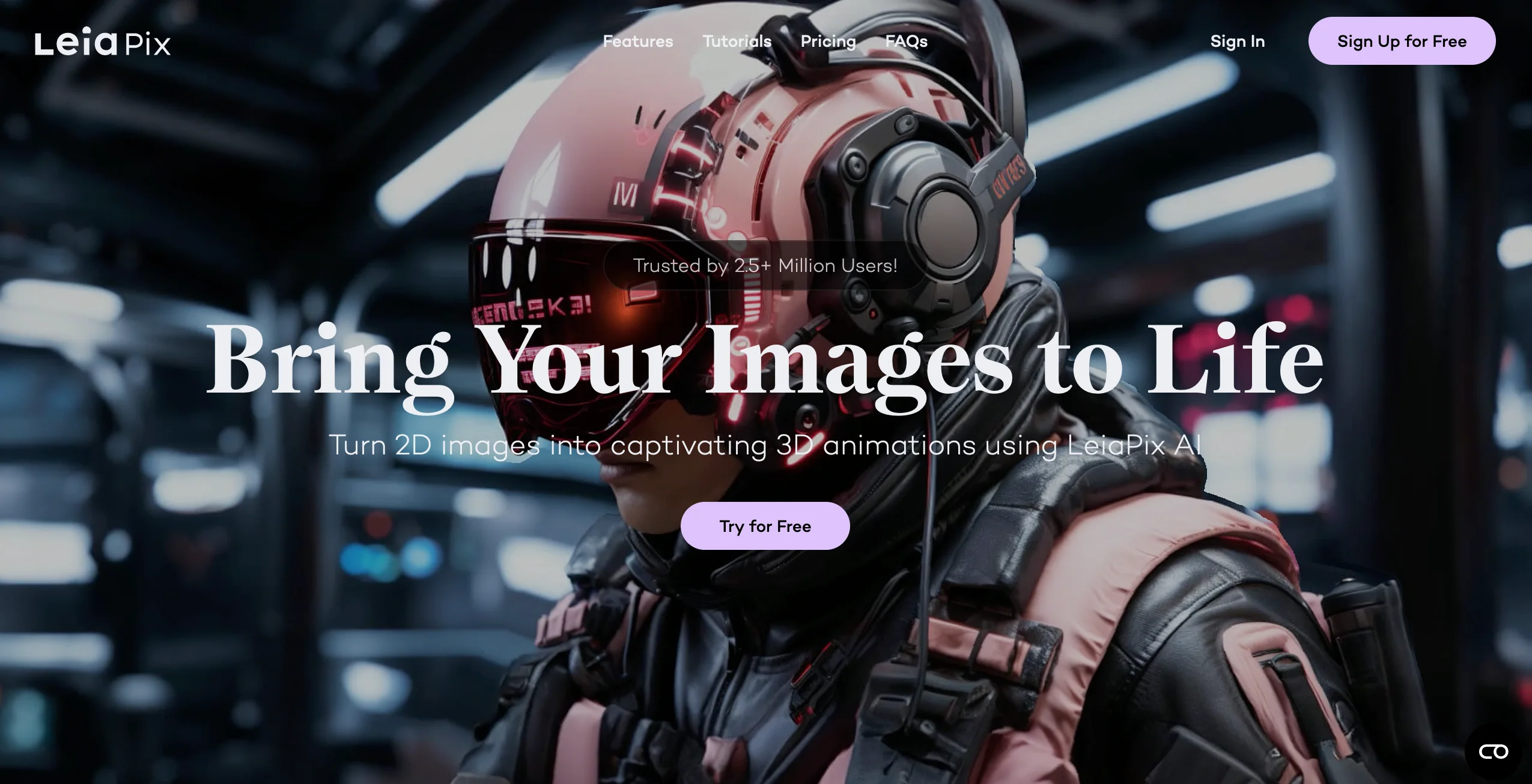 LeiaPix - Turn 2D images into captivating 3D animations